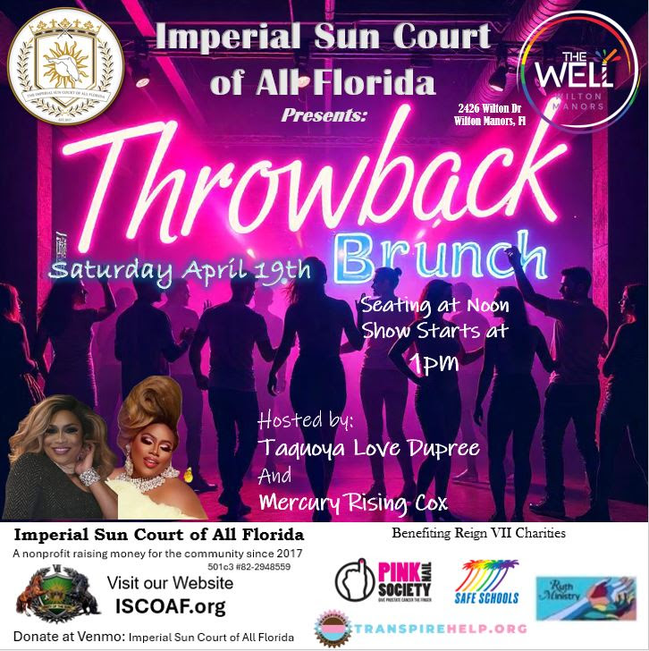 Throwback Brunch - Imperial Sun Court of All Florida